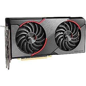 MSI Gaming Radeon RX 5500 XT Boost Clock: 1845 MHz 128-bit 8GB GDDR6 DP/HDMI Dual Torx 3.0 Fans Crossfire Freesync VR Ready Graphics Card (RX 5500 XT Gaming X 8G)