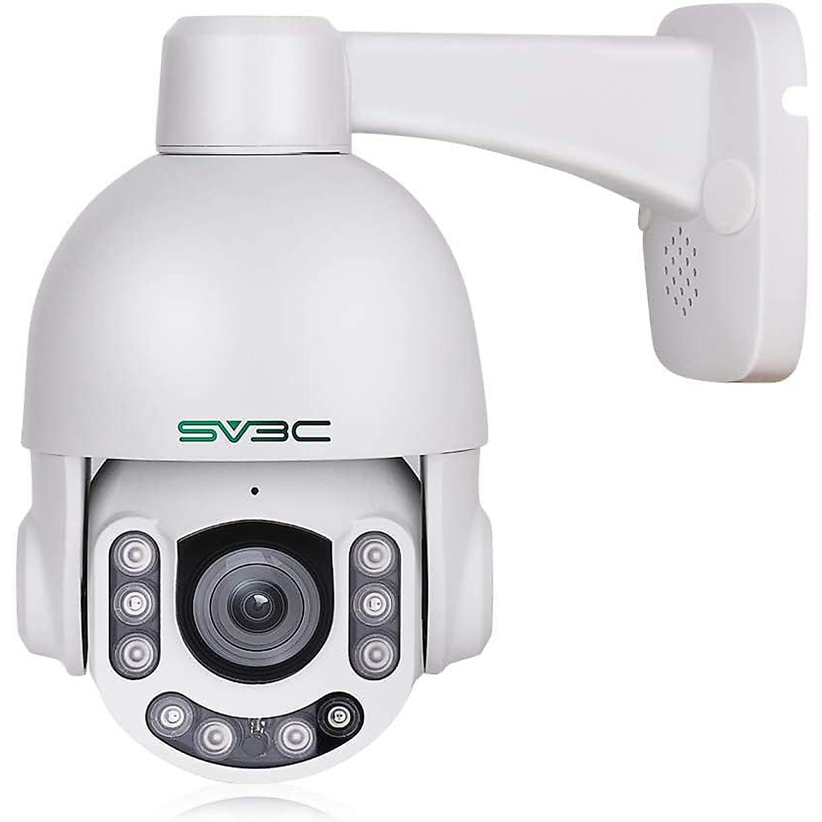 SV3C POE IP Dome Camera POE Security Camera Indoor Outdoor with HD Night Vision, Human Motion Detection, 2-Way Audio, RTSP, Remote Access, Support SD Card Playback, APP, PC Software