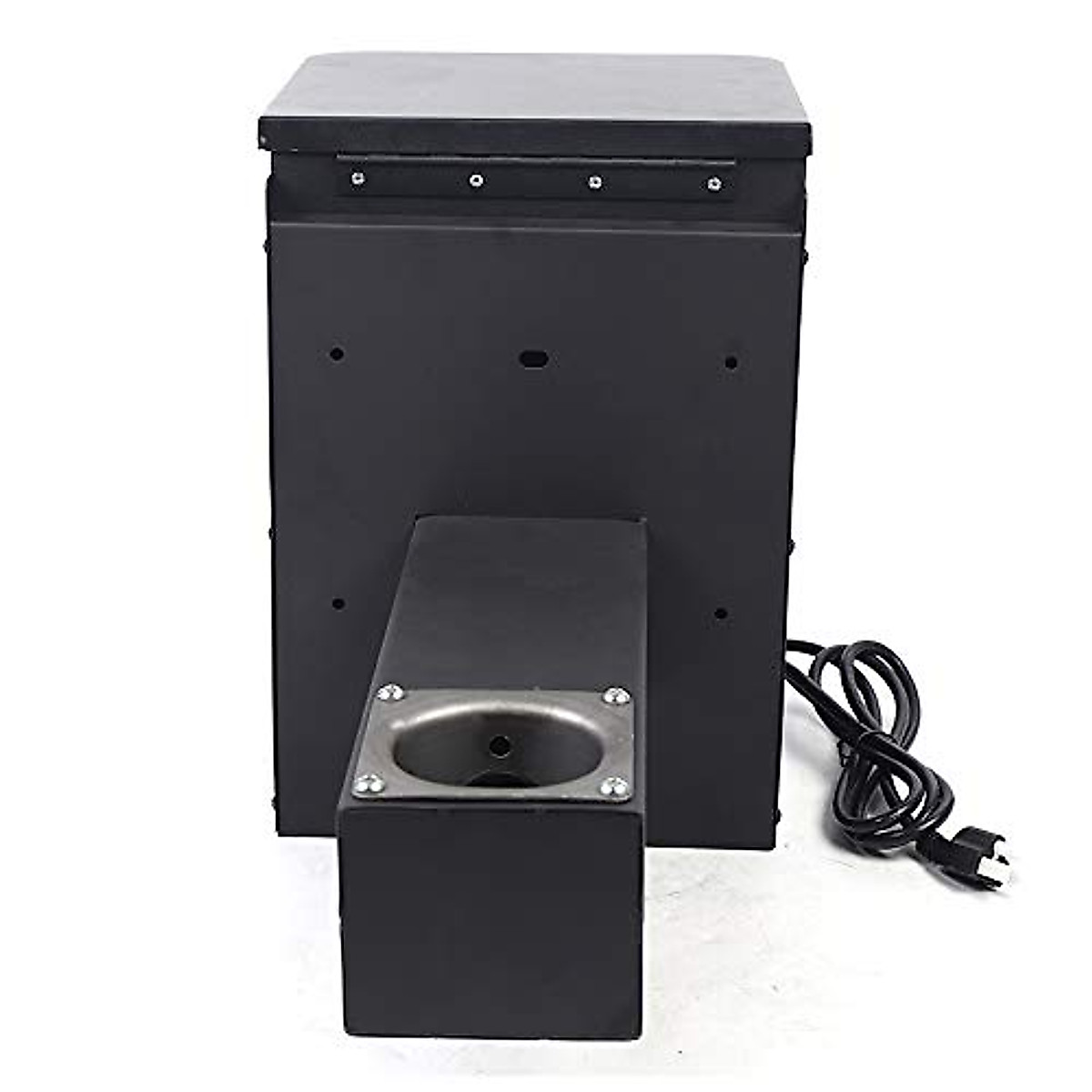 Vertical Pellet Hopper Assembly Kit, 14.5" DIY Electric Wood Pellet Smoker Grill Part, Electric Wood Pellet Smoker Grill Knob Type, W/Vertical Controller by Direct Igniter, for Grill, Smoke, Bake