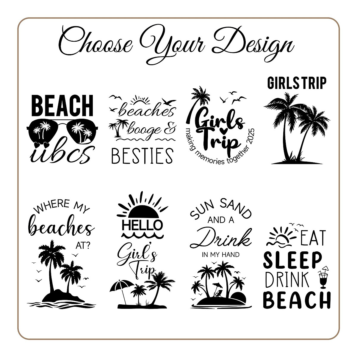 Personalized Girls Trip Tumblers Custom Cruise Cup Tumbler with Names for Best Friends Cute Travel Beach Tumbler Girl Trip Gifts Favors 2025 Bachelorette Trip Gifts Insulated Cups with Lids and Straws