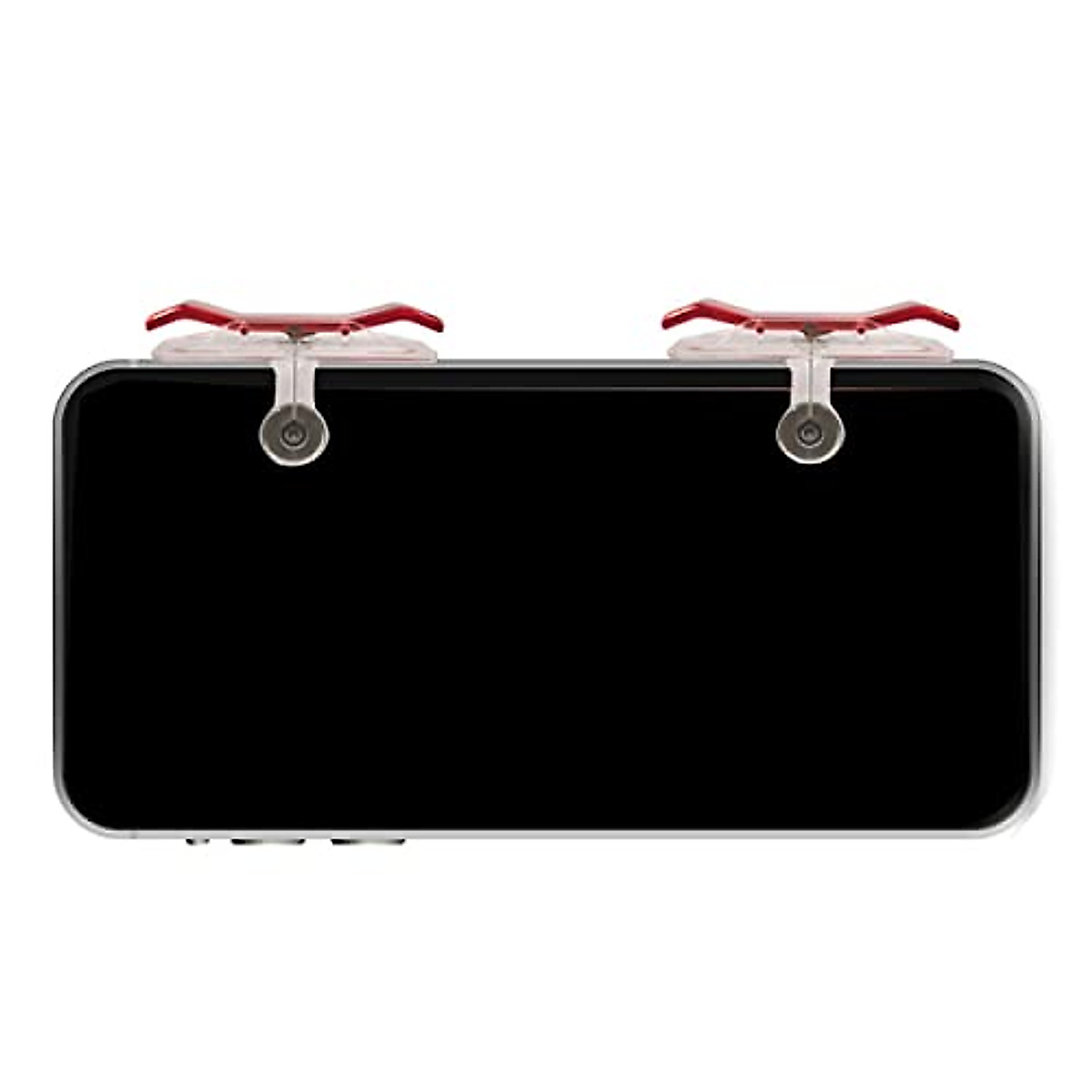 Mobile Phone Gaming Trigger,Mobile Phone Gaming Trigger 1 Pair Gamepad for Button Handle for L1R1 Shooter Controllers Keypads Grip for Phone - Red