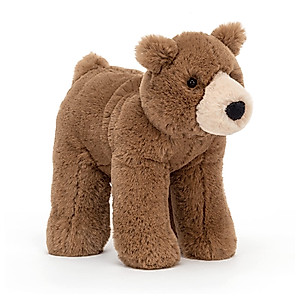 Jellycat Woody Bear Stuffed Animal, Small 8 inches | Teddy Bear Plush Toy | Classic Children's Gift