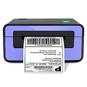 POLONO Shipping Label Printer, PL60 4x6 Label Printer for Shipping Packages, Direct Thermal Printer, Compatible with Windows, Mac, Linux, Widely Use for Shopify, Ebay, Amazon, UPS, FedEx, Etsy