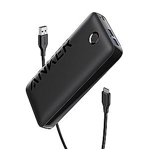 Anker Power Bank, 20,000mAh Portable Charger with USB-C Fast Charging, Works for iPhone 15/15 Plus/15 Pro/15 Pro Max, iPhone 14/13/12 Series, Samsung, iPad Pro, AirPods, Apple Watch, and More