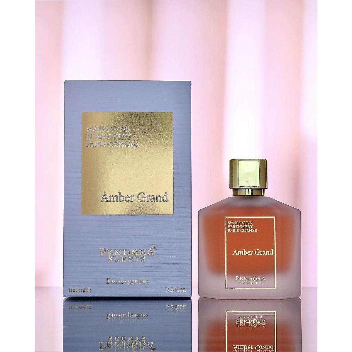Paris Corner 100ml Amber Grand EDP Unisex Spray Fragrance Long-Lasting Perfume PERFUMES