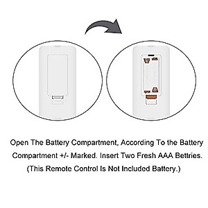 Gvirtue EN-33926A Remote Control Compatible Replacement for Hisense EN33926A TV Remote, Applicable 32K366W 40K366WB 32K20DW 32K20W 40H5 50K610GWN 55K610GWN XV5849 32H5B 40H5B 40K366WN 48H5 50H5B