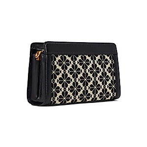 Kate Spade New York Spade Flower Jacquard Medium Crossbody Cream Multi One Size