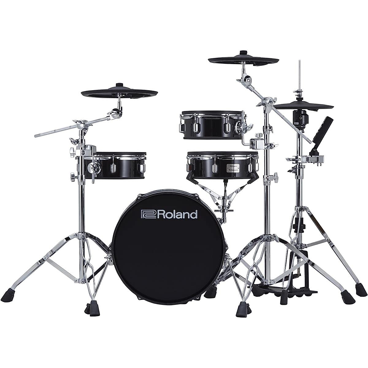 Roland V Streamlined Acoustic-Style Electronic Drum Kit with Shallow-Depth Shells and TD-07 Module (VAD103-1)