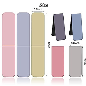 15 Pack Magnetic Bookmark, Book Marker Clip for Teachers, Students, Book Lovers.