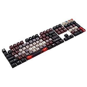 YBEST, YIFAN 108Pcs PBT Dye-sub OEM Profile Keycaps Set for 61648796104 Customized Gaming Mechanical Keyboard - Ninetales