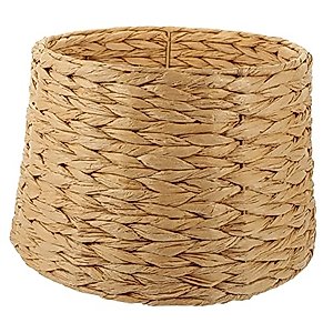 DELURA Woven Lampshade Lampshades for Floor Lamps Vintage Lantern Rustic Pendant Lighting Lamp Replacement Shade Hanging Lights Lampshades Rustic Lamp Shade Country Lamp Shades to Weave/653