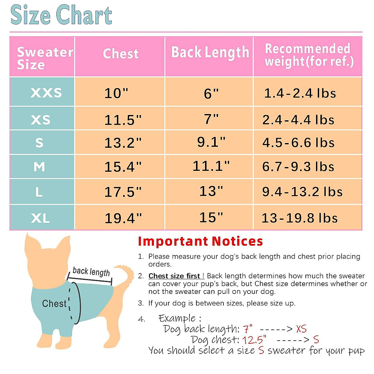 Pack of 3 Dog Sweater Clothes for Small Dogs Boy and Girl Dog Sweaters XS Dog Coat Puppy Cat Apparel Winter Clothes Velvet Sweatshirt (X-Small, SkyBlue,Navy,Darkgrey)