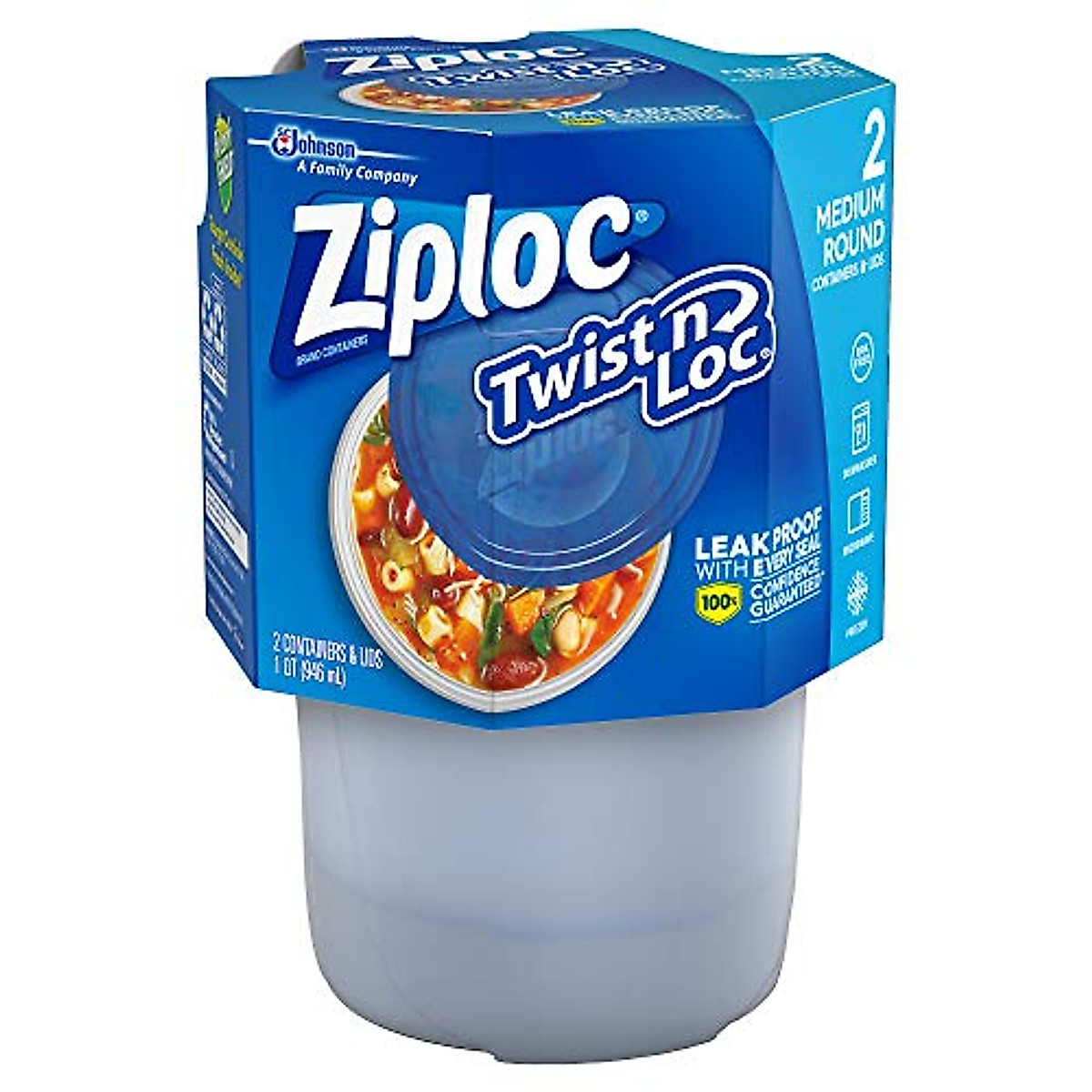 Ziploc Twist 'n Loc 32 oz Container