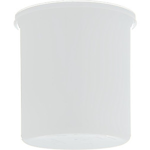 Carlisle FoodService Products Classic™ Round Storage Container with Lid, 1.2 Quart Crock, White