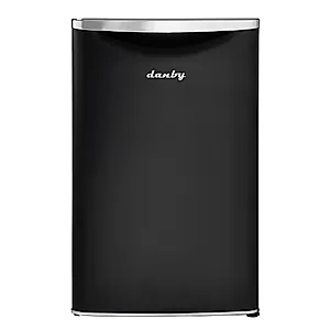 Danby DAR044A6MDB 4.4 cu.ft. Retro Compact Fridge or Refrigerator in Midnight Black