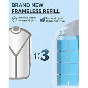 10 PCS Frameless Refill Cards Compatible with ZEVO Plug-in Light M364 and Max, 100% Fit Replacement Refill Cards Glue Cards