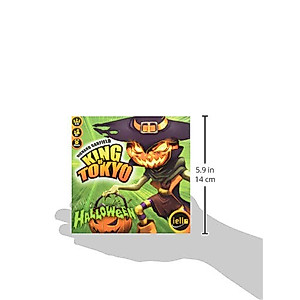 IELLO: King of Tokyo Halloween, Expansion, Strategy Board Game, Requires Core King of Tokyo, 30 Minute Play Time, 2 to 6 Players, for Ages 8 and Up