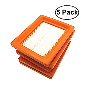 MOWFILL 5 Pack 14 083 15 14 083 15-S 1408315 Small Air Filter for Kohler XT650 XT675 Engine Poulan Husqvarna Toro Lawn Boy Push Lawn Mower