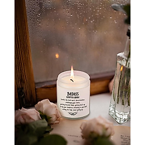 Graduation Gifts for Her Him 2024, Inspirational Gifts for Women Men, Congratulations Gifts, New Job, Promotion, Proud of You Gifts, Handmade Lavender Natural Soy Wax Candle Gifts (7oz)