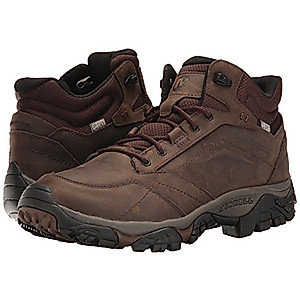 Merrell Men's Moab Adventure Mid Waterproof Hiking Boot, Dark Earth 9.5 Wide