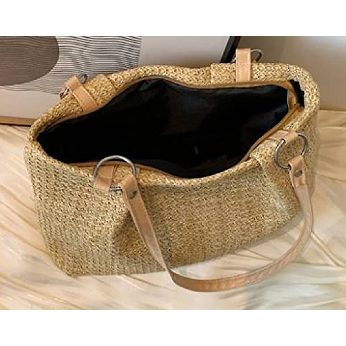 Eco-friendly Straw bag (Tan)