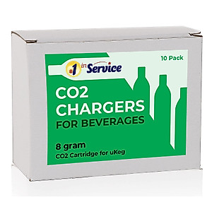 8g CO2 Chargers uKeg 64, 20 Pack