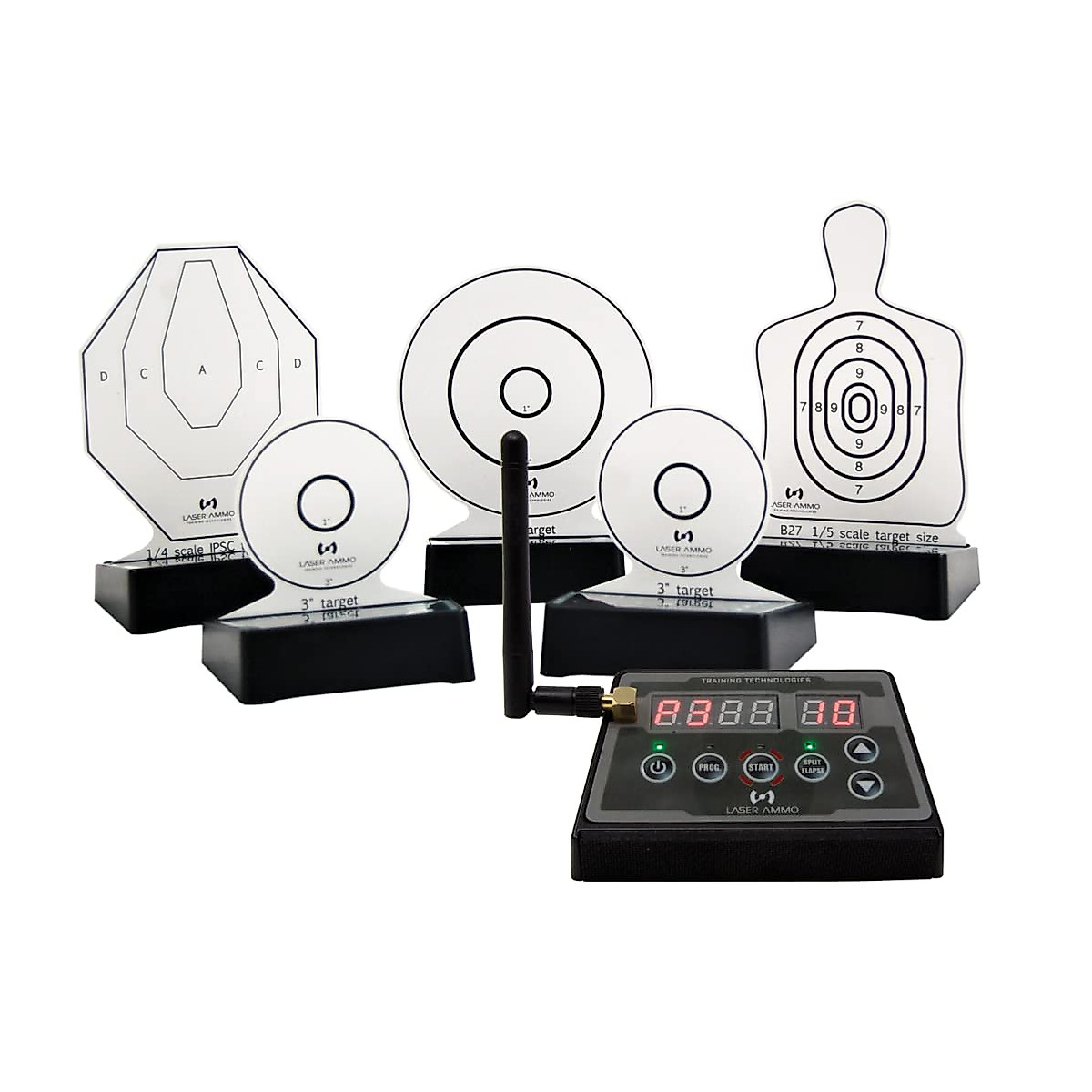Laser Ammo Interactive Multi Target Training System (i-MTTS) 5 Targets Pack with System Controller