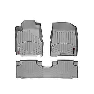 WeatherTech Custom Fit FloorLiners for Honda CR-V - 1st & 2nd Row (463161-460982), Grey