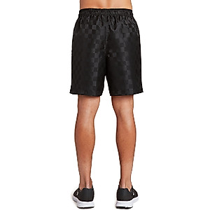 Umbro mens Checkered Short, Black Beauty/White, Large US