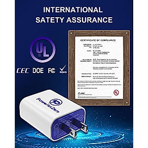 USB C Wall Charger Fast Charging - PowerlotZero 3 Pack 20W PD USBC Charging Block UL Certified Type C Power Adapter Plug for iPhone 14 13 Pro Max Plus iPad Pro iWatch 8 Ultra AirPods Galaxy Pixel