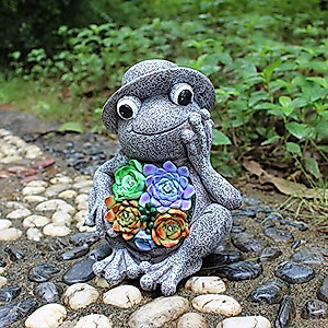 Garden Solar Lights, Widely Used Frog Style Vivid Colors Solar Outdoor Lights for Yard