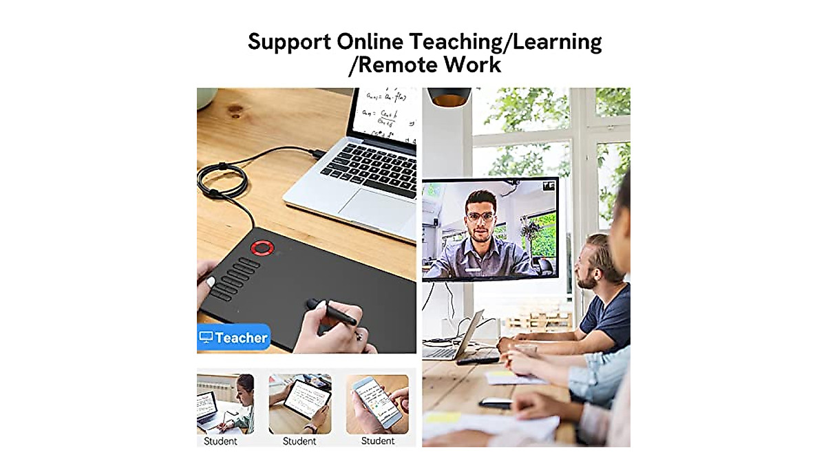 VEIKK A15 Drawing Tablet - 10x6 Inch with 12 Shortcuts