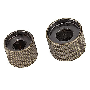 Guitar Control Knob, Potentiometer Knob Universal Sturdy Bronze for Bass