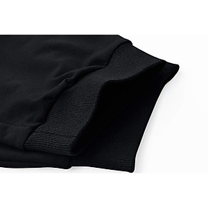 MAGNIVIT Men's Workout 3/4 Joggers Bodybuilding Gym Shorts Capri Pants Black