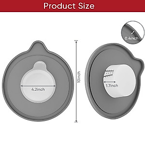 2 Pack Glass Bowl Covers for KitchenAid 5 Quart Tilt-Head Stand Mixers Bowl Covers Lid