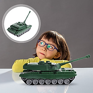 Toddmomy Tank Models Toy Tank Plastic Tanks Kids Toys Mini Tank Toy Vehicle Toys Deck Decorations for Kids Boys Girls