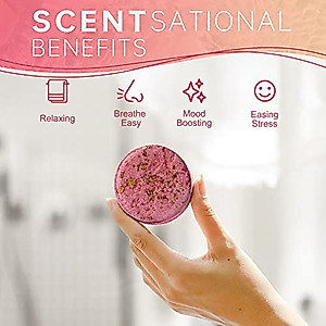 Aromatherapy Shower Steamers Christmas Gifts Set - Swcandy 8 Pcs Bath Bombs Gifts for Women, Shower Bombs with Essential Oils Relaxation Gifts for Home SPA, Melts for Women Who Has Everything