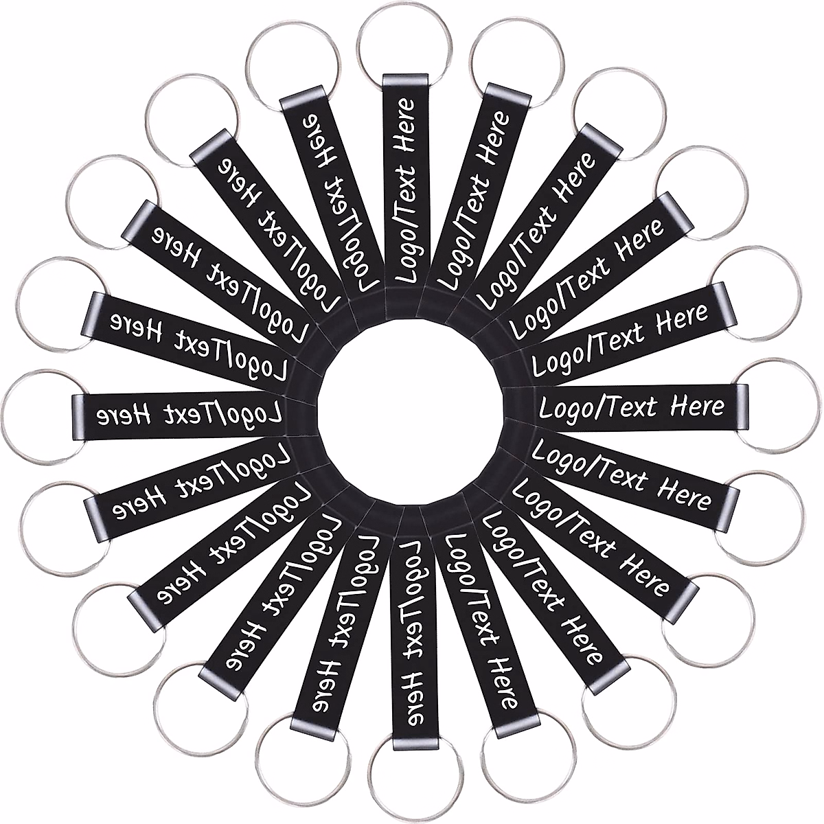 100pcs Personalized Custom Bottle Opener Keychain Bulk for Men Women,Customized Metal Can Beer Bottle Opener Wedding Party Favors,Engraved with Logo,Text