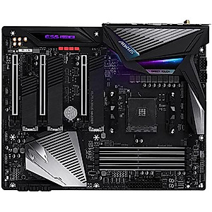 GIGABYTE X570 AORUS Master (AMD Ryzen 3000/X570/ATX/PCIe4.0/DDR4/USB3.1/ESS 9118 Sabre HiFi DAC/Fins-Array Heatsink/RGB Fusion 2.0/3xM.2 Thermal Guard/Gaming Motherboard)