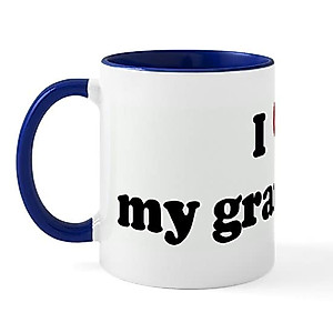CafePress I Love My Granddogs Mug Ceramic Coffee Mug, Tea Cup 11 oz
