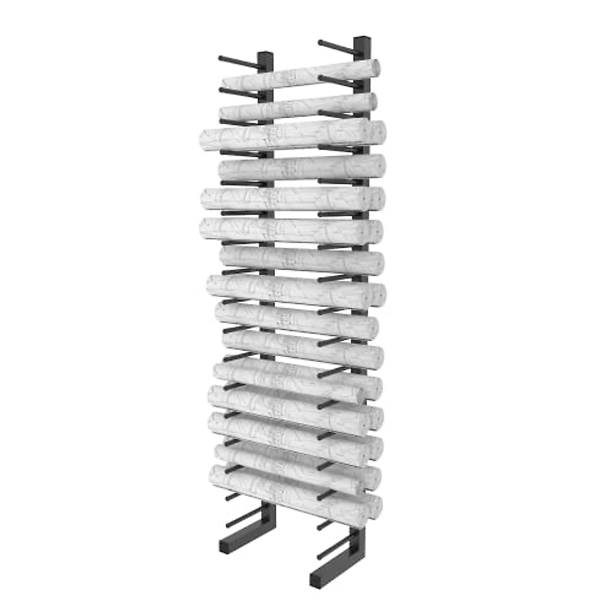 Wall Mount Blueprint Storage Rack Hanging Poster Display Rack Blueprint Roll File Holder,Art Paper Racks,Bulletin Board Paper Roll Holder Rack