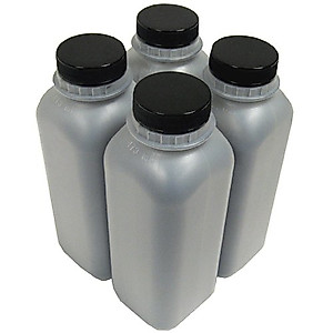 SOL Corp (Non-OEM) 4 Pack REFILL KIT for use in Brother TN-360 TN360 Toner Cartridge for DCP-7030 HL-2140 MFC-7340 Series - with (4) Reset Gears