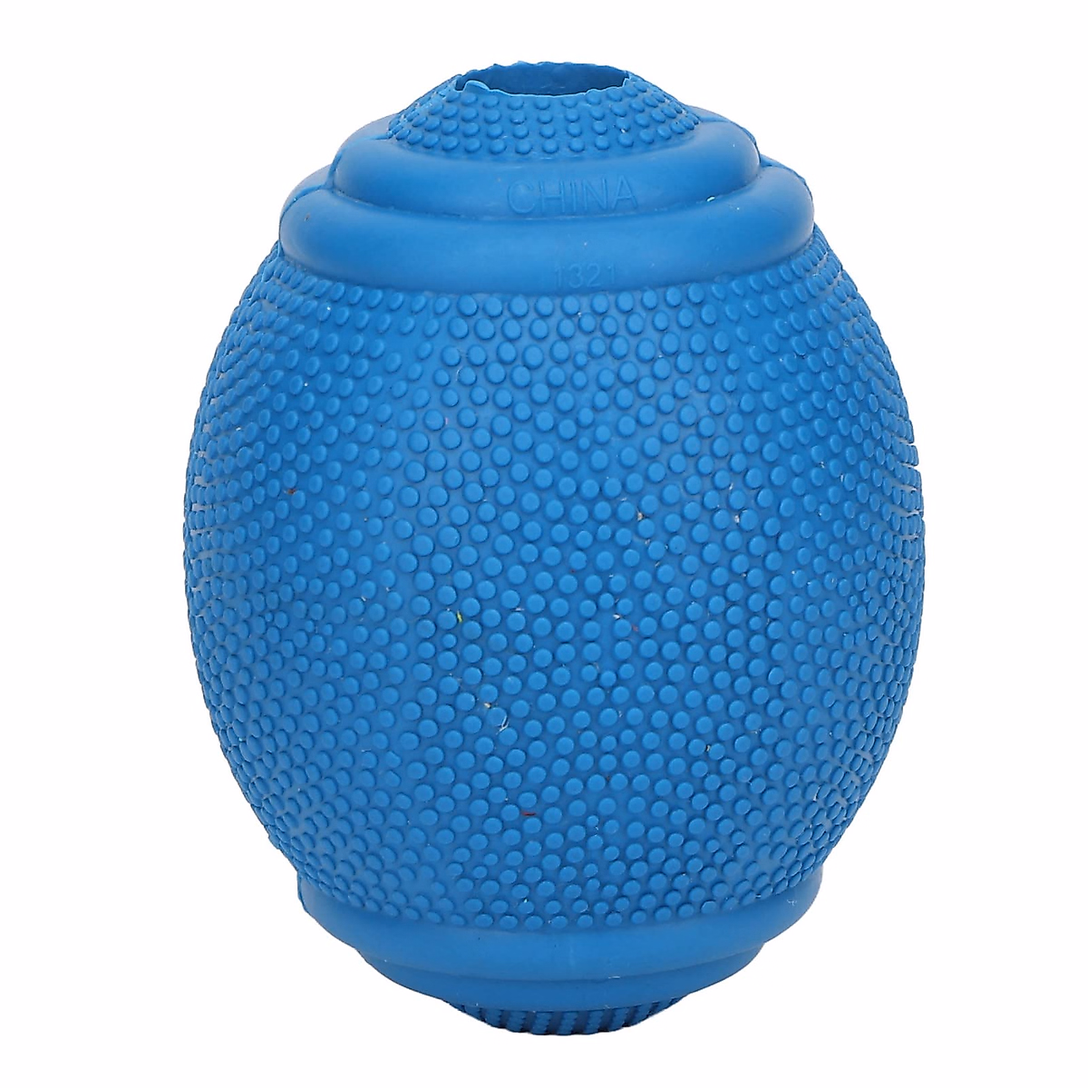 Tnfeeon Dog Rugby Toy Rubber Bite Resistant Teeth Grinding Interactive Non Toxic Rubber Pet Chew Toy Balls for Dogs Puppy Reduce Boredom