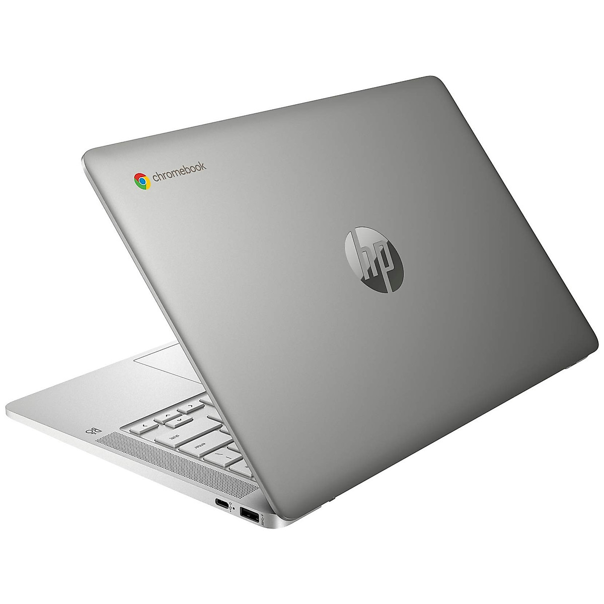 HP Chromebook - 14a-na0020ca 14" Intel Pentium Silver N5030 Intel UHD Graphics 605 4 GB RAM 64 GB eMMC Chrome OS BT Webcam Mineral Silver