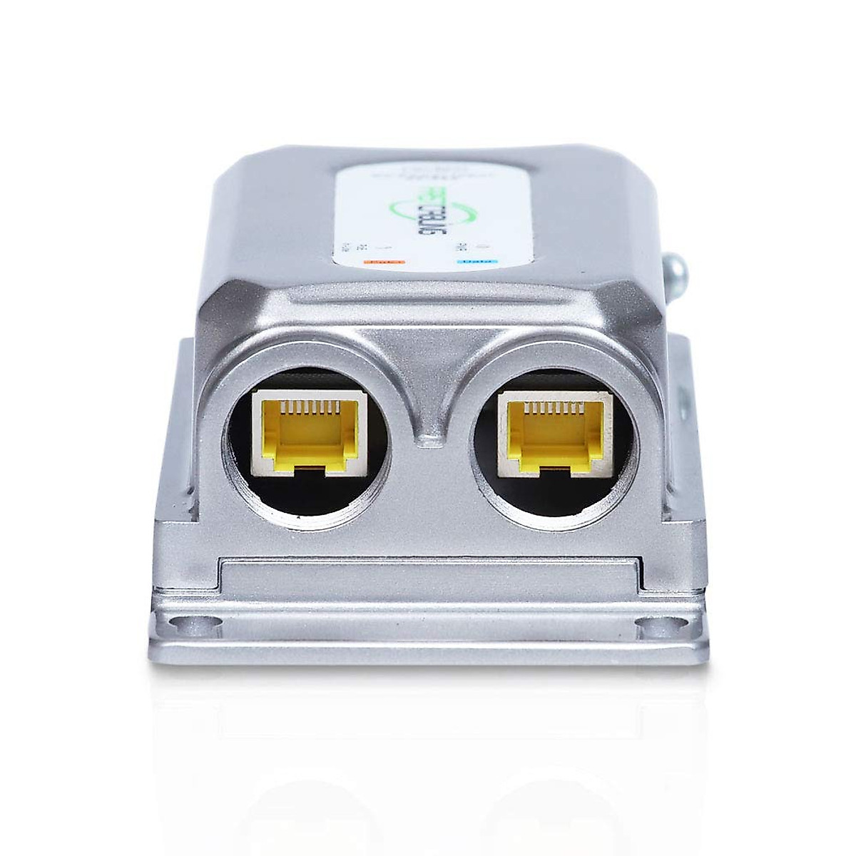 FASTCABLING 30W Outdoor PoE Injector for Mesh Network, 24V-56V Input, Accept Solar Power, Hardened Grade, Wide Range Temperature -40-75 Degree, IEEE802.3at/bt