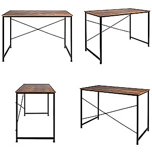 CooFel 47 Inch Computer Desk, Modern Simple Style Small Office Desk, Writing Desk, Study Table, Work Desk for Home Office, Student Study Writing (47" x 24" x 30")