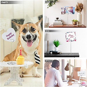 12Pcs 9In Premium Table Number Holders Place Card Holders - Photo Card Holder, Picture Holders for Tables, Card Stand, Sign Stands, Table Setting Decor in Gift Box