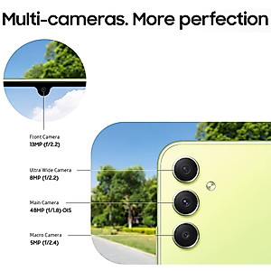 SAMSUNG Galaxy A34 5G Dual SIM (256GB, 8GB) 6.6" 120Hz AMOLED, Octa-Core, 48MP Triple Camera, 4G Volte (GSM Unlocked for T-Mobile, Metro, Global) International Model A346M/DSN (w/ 256GB SD, Graphite)