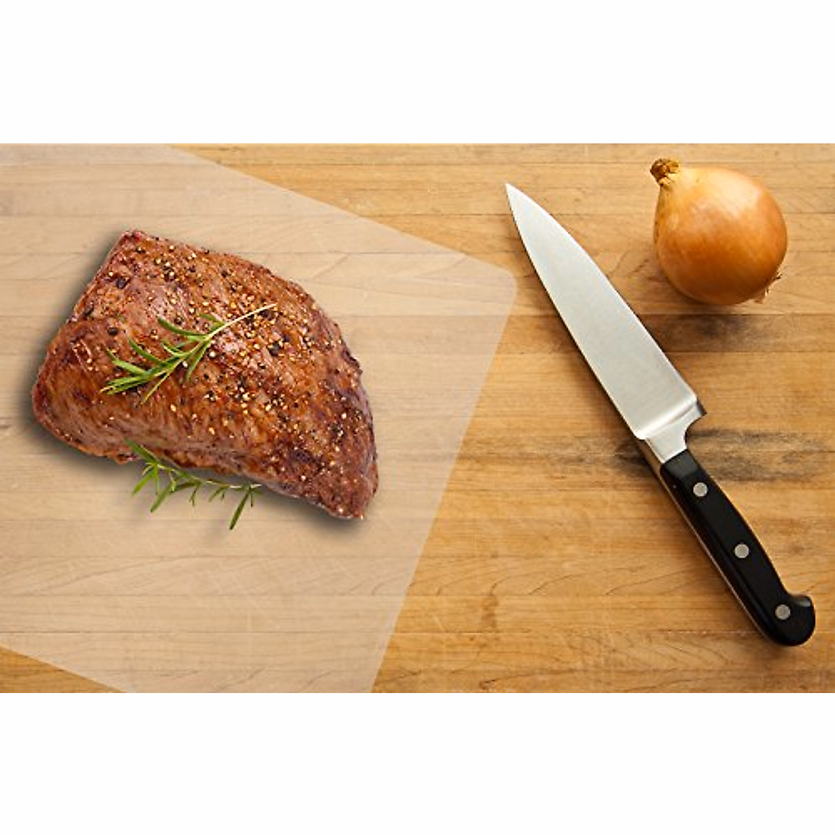 Extra Thick Flexible Frosted Clear Plastic Cutting Mats, 12" x 18", Set of 6, by Better Kitchen Products