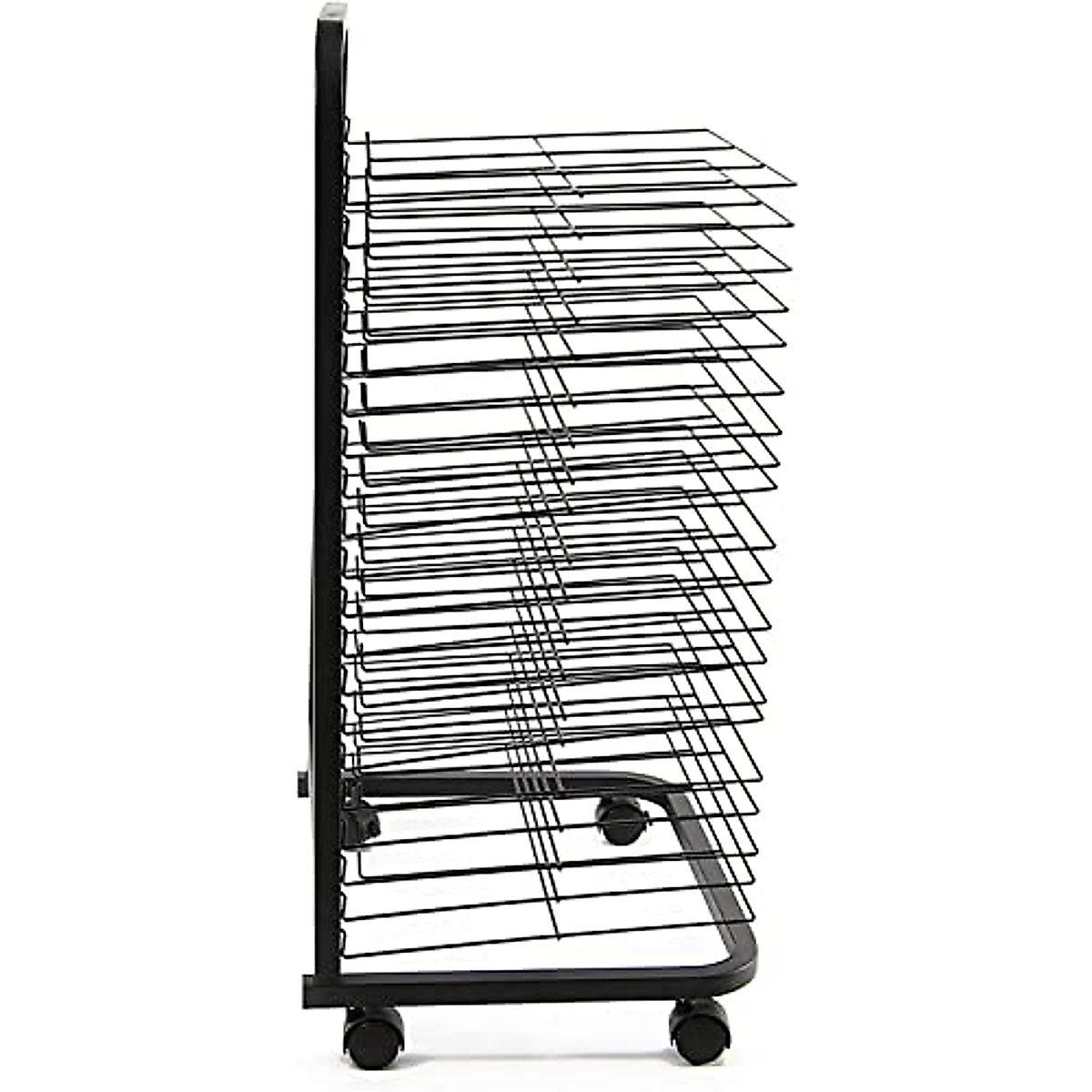 CENAP Art Drying Racks, Art Mobile Drying Racks with Wire Racks, Mobile classrooms, Art Studios, Drying Racks for Educational Products, Drying and Printing Racks (Size : 25-Layer)